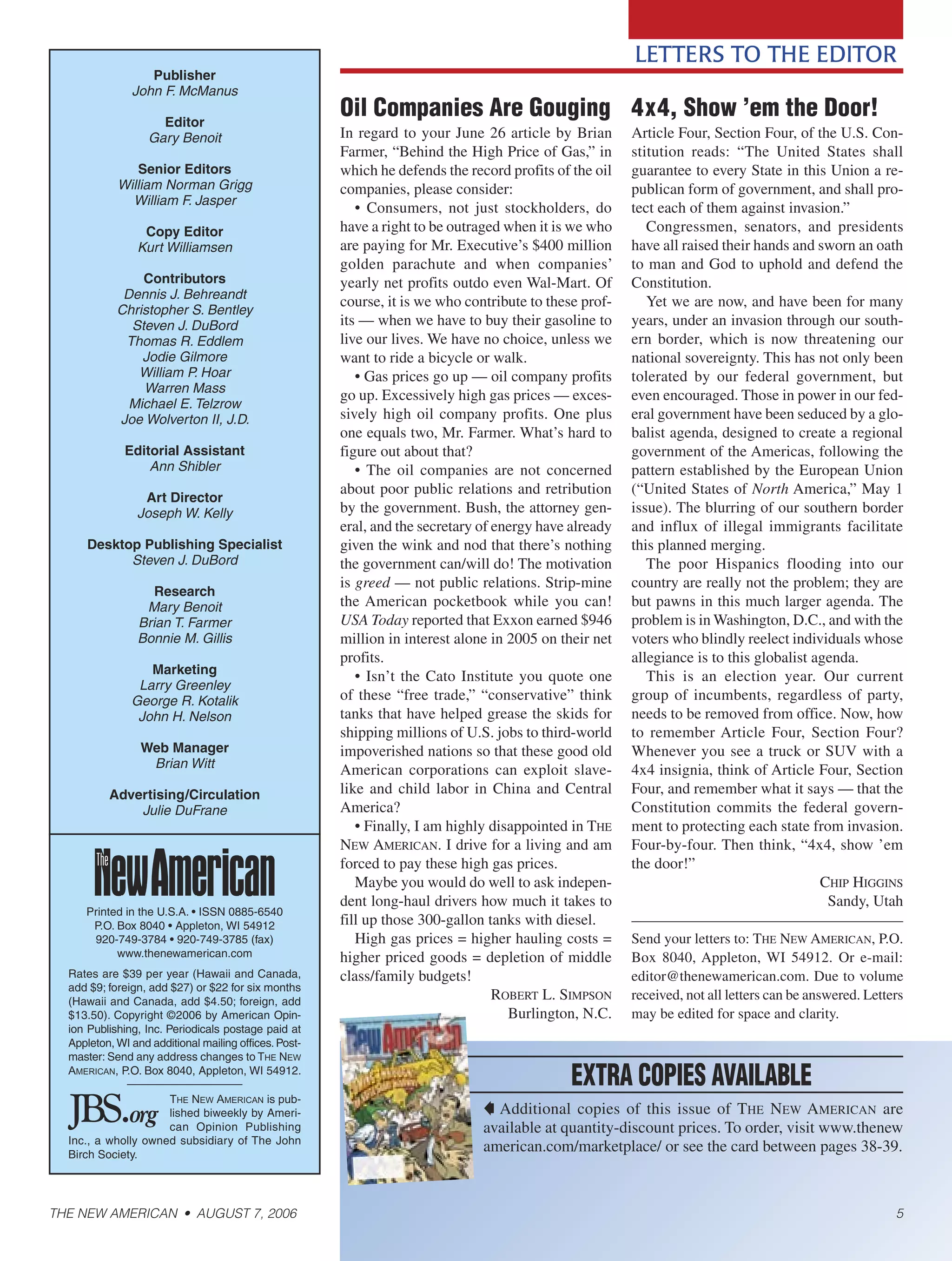 The NAFTA Super Highway - The New American Magazine - 8-7-06.pdf