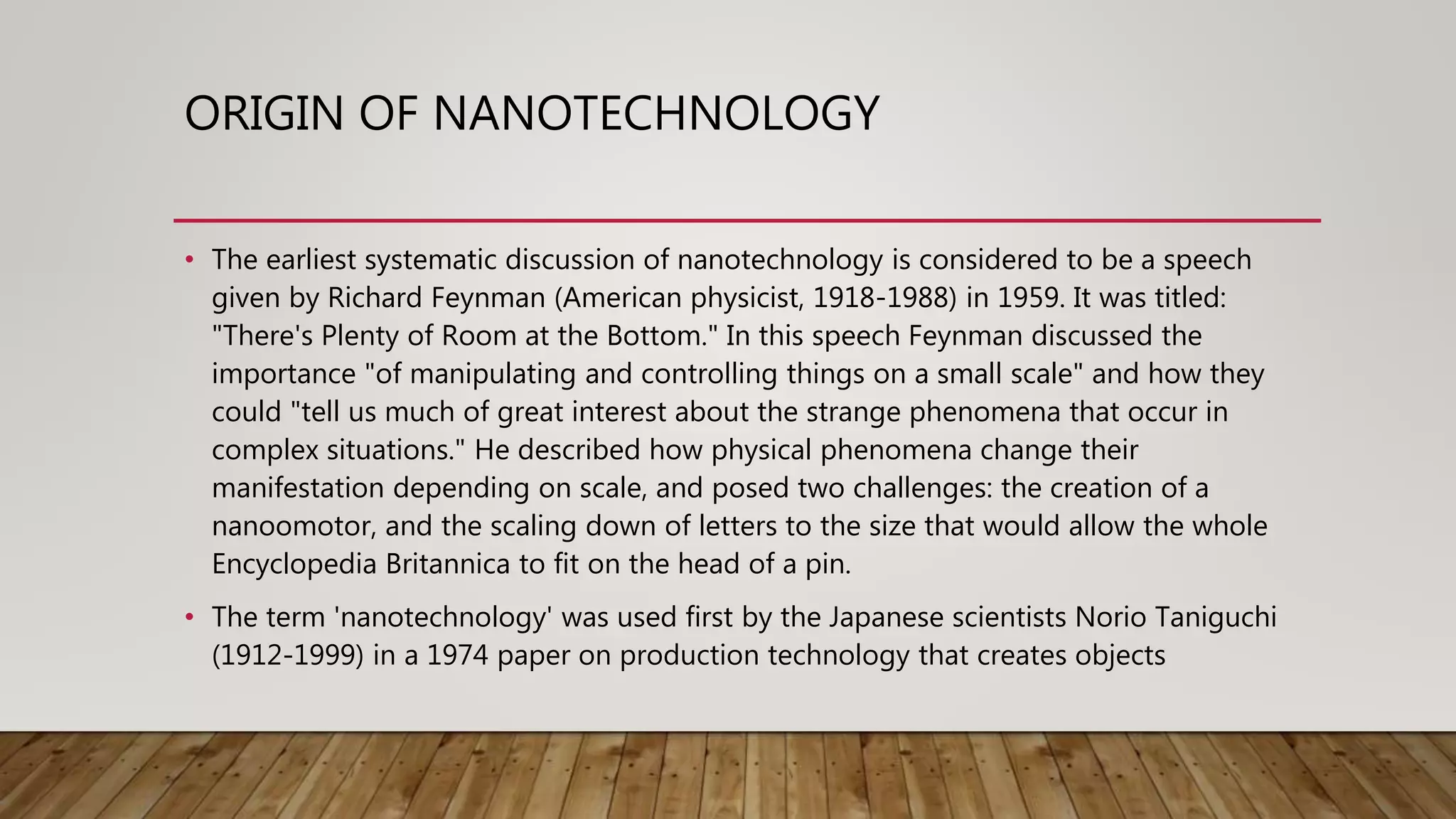 The Nano World | PPTX