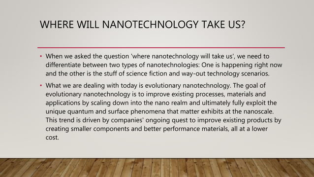 The Nano World | PPTX