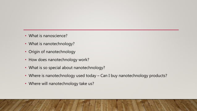 The Nano World | PPTX