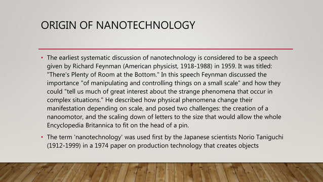 The Nano World | PPTX