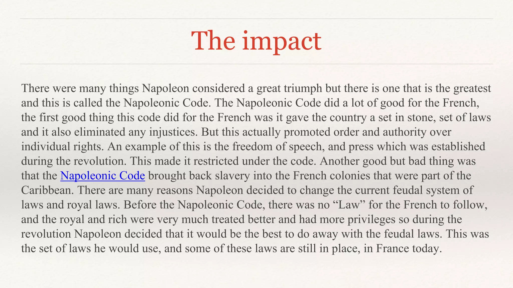 The napoleonic-code | PPTX