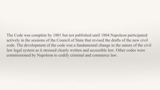 The napoleonic-code | PPTX