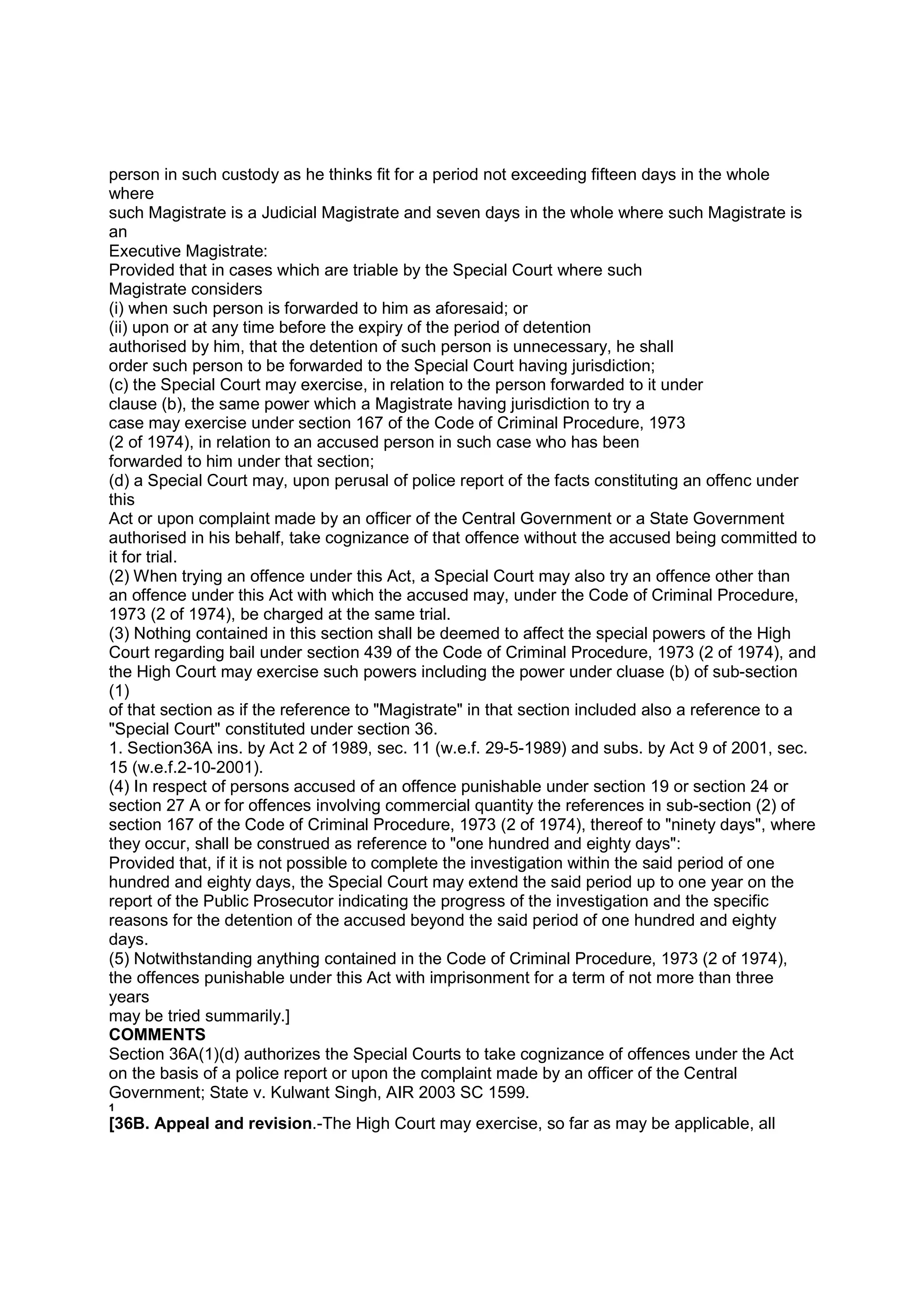 The Narcotic Drugs and Psychotropic Substances Act, 1985 | PDF