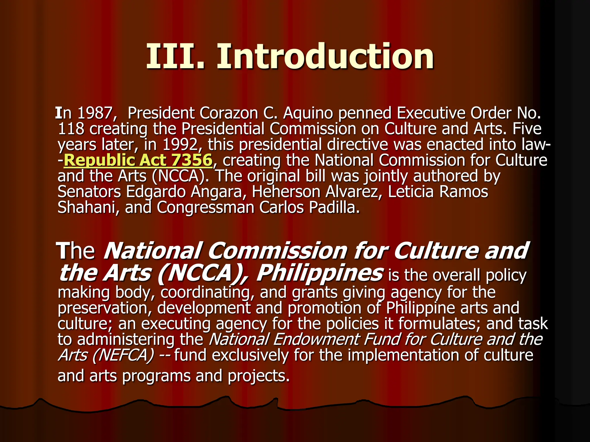 The-National-Commission-for-Culture-and-the-Arts.ppt