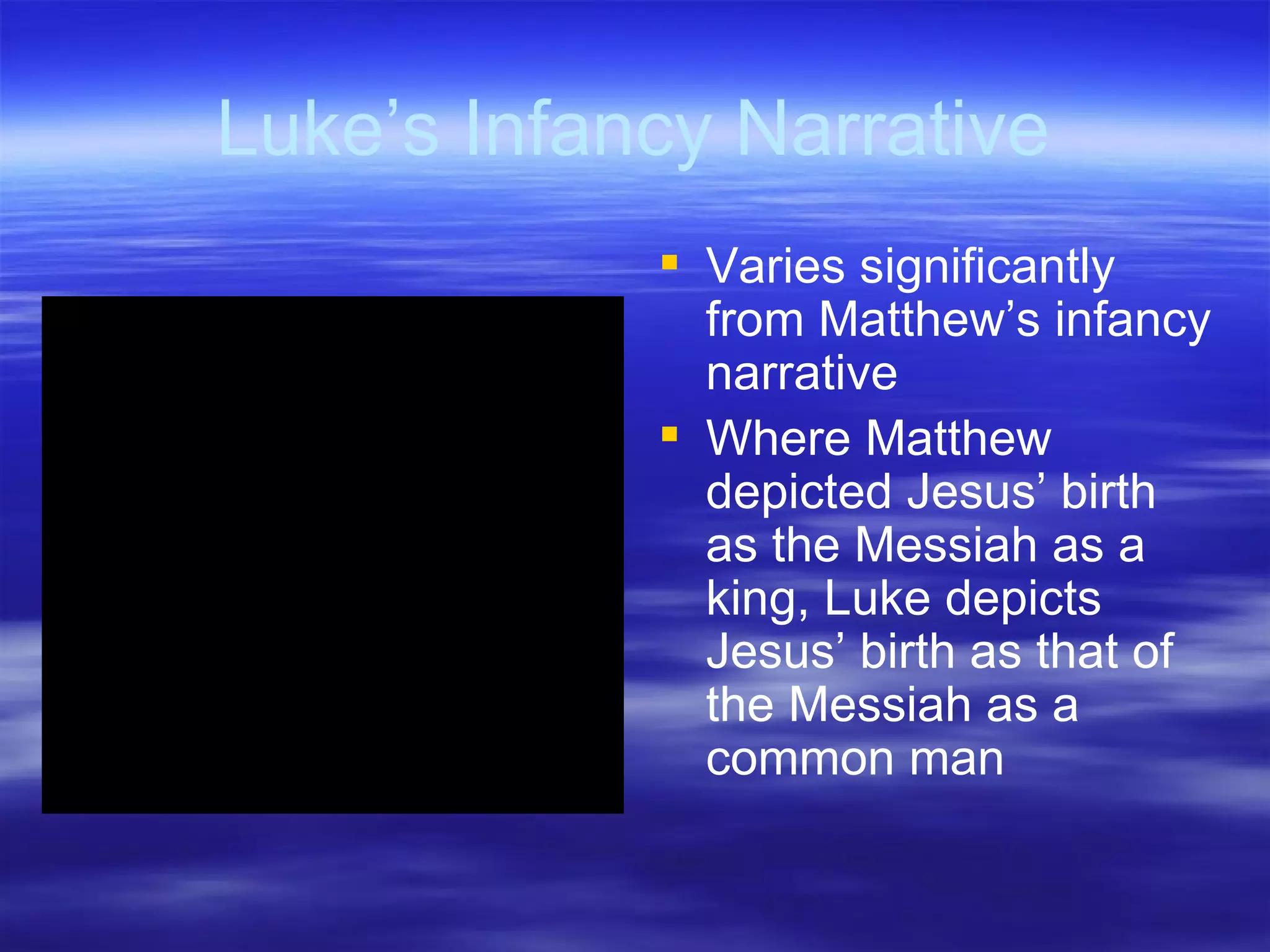 The Nativity of Luke and Matthew | PPT