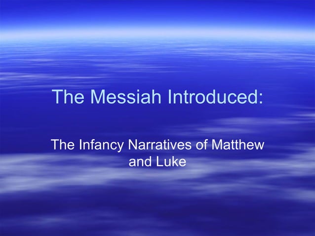 The Nativity of Luke and Matthew | PPT | Christianity | Religion ...