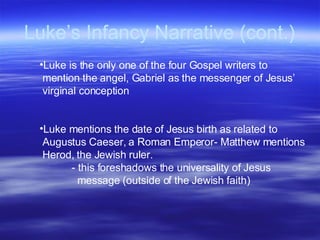 The Nativity of Luke and Matthew | PPT
