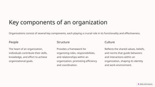 The-Nature-of-Organizations (ORGANIZATION & MANAGEMENT) | PPTX