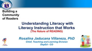 The-Nature-of-Reading-Understanding Literacy | PPT