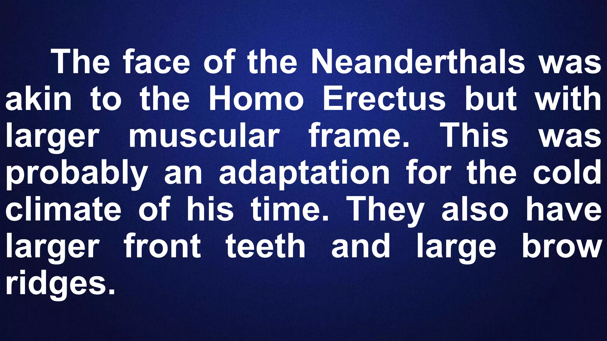 The neanderthals | PPTX