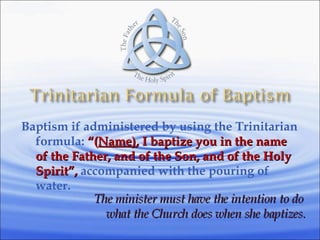 Necessity of Baptism | PPT