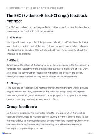 The Ultimate Guide to Giving Feedback | PDF