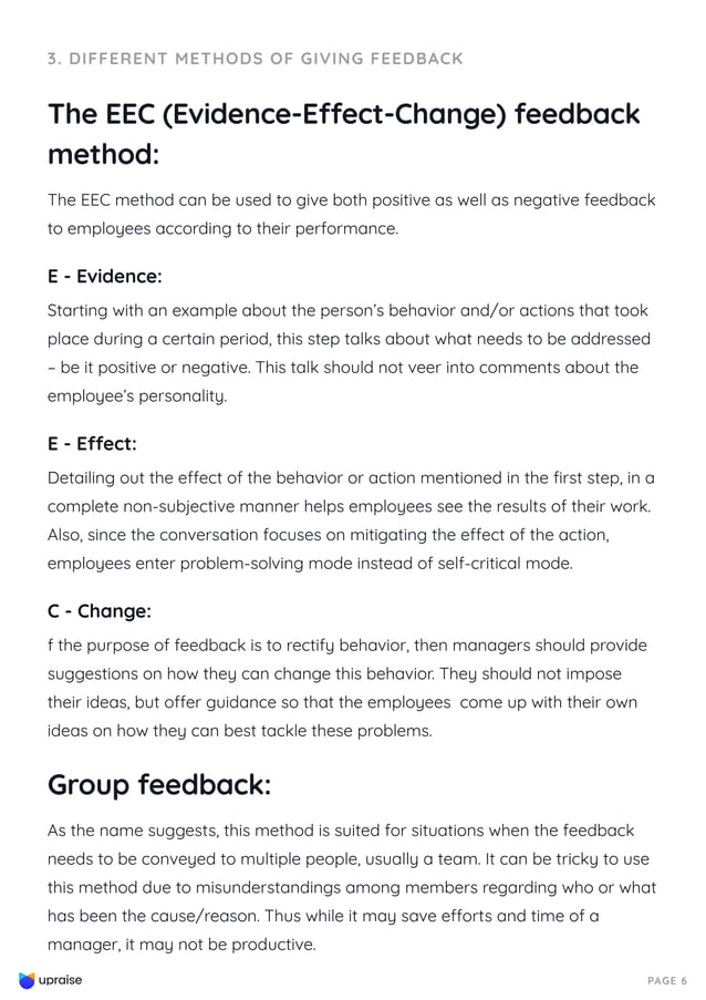 The Ultimate Guide to Giving Feedback