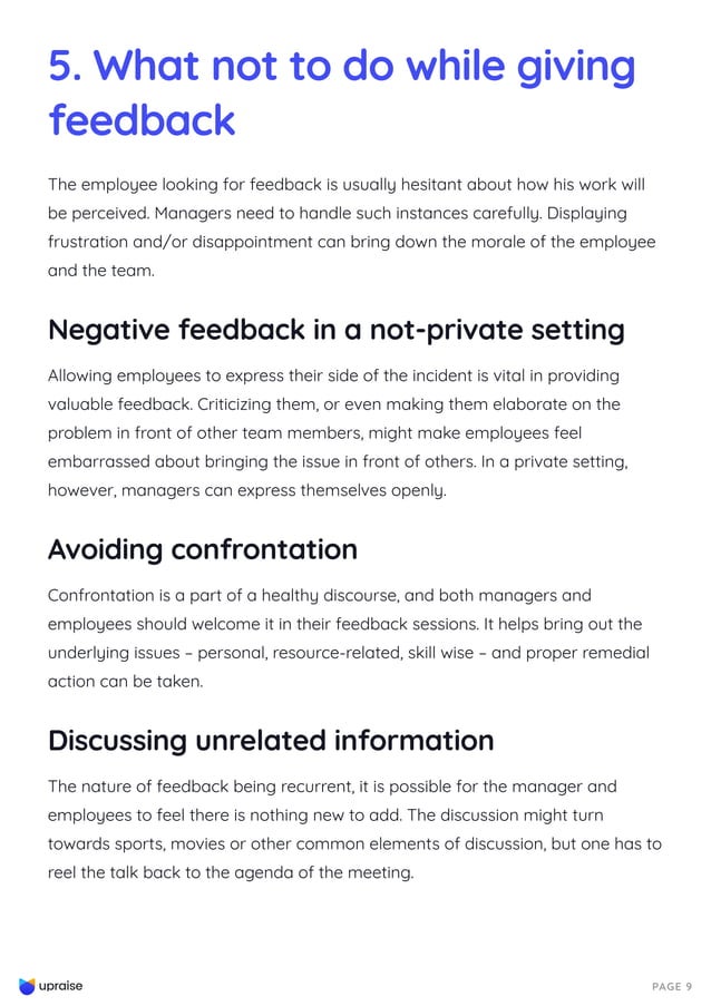 The Ultimate Guide to Giving Feedback
