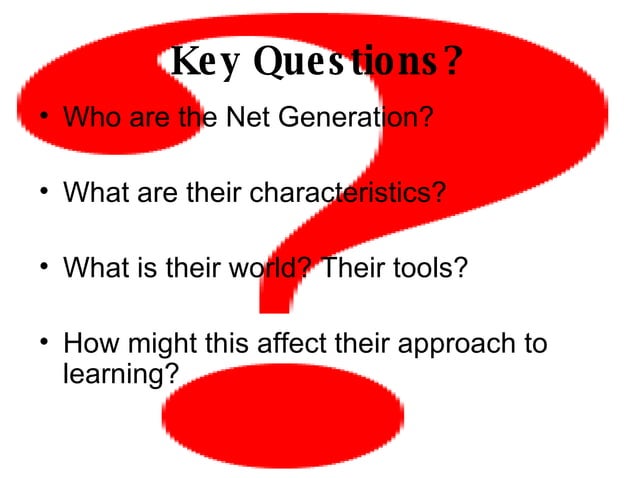 The Net Generation | PPT