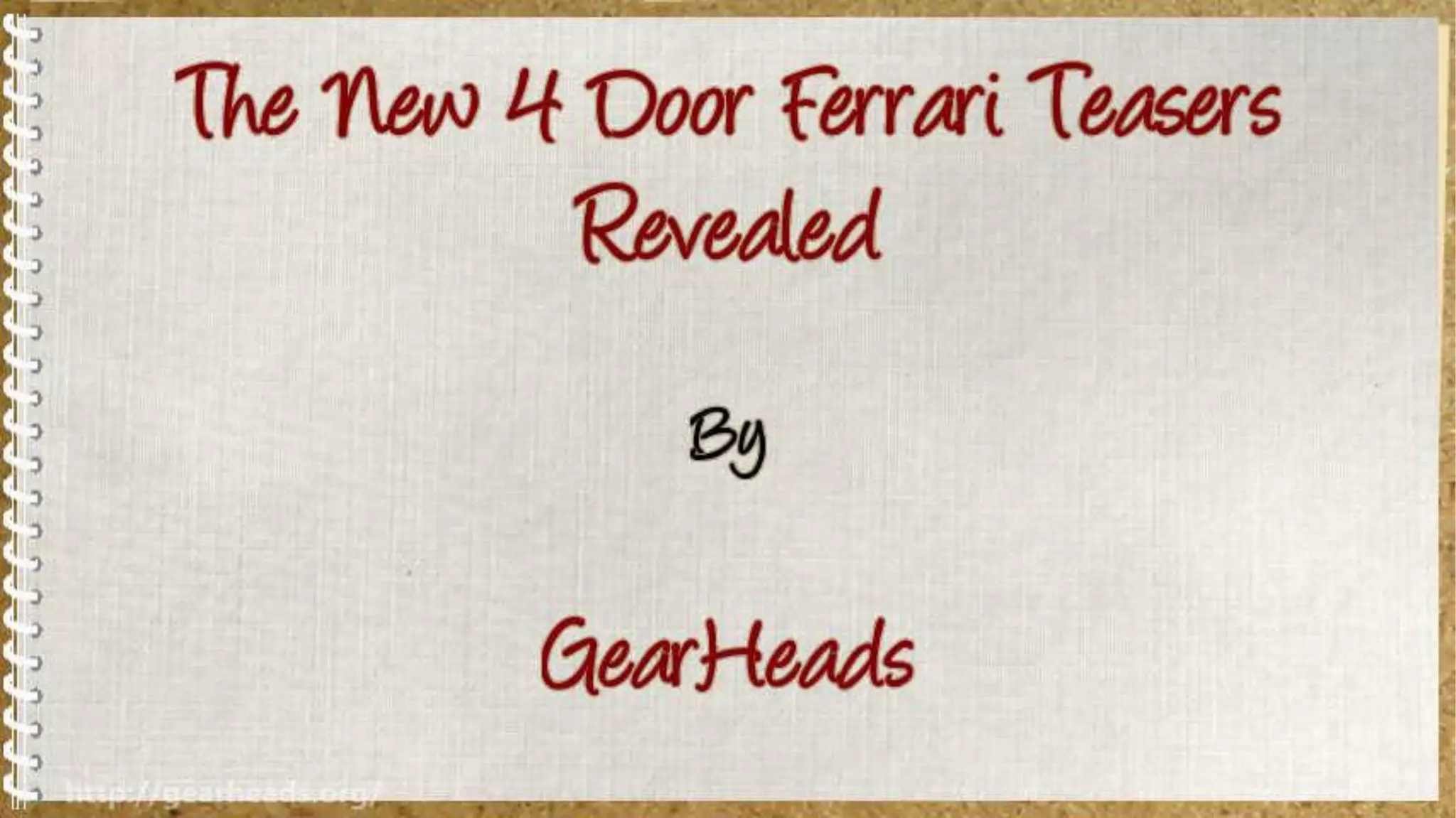 The new-4-door-ferrari-teasers-revealed | PDF