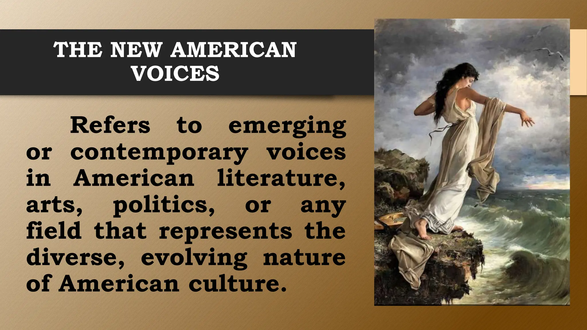 The New American Voices and the proponents.pptx