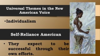 The New American Voices and the proponents.pptx