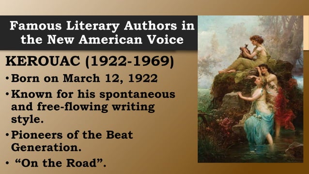 The New American Voices and the proponents.pptx | Poetry | Books and ...