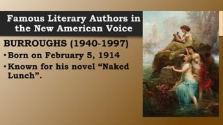 The New American Voices and the proponents.pptx