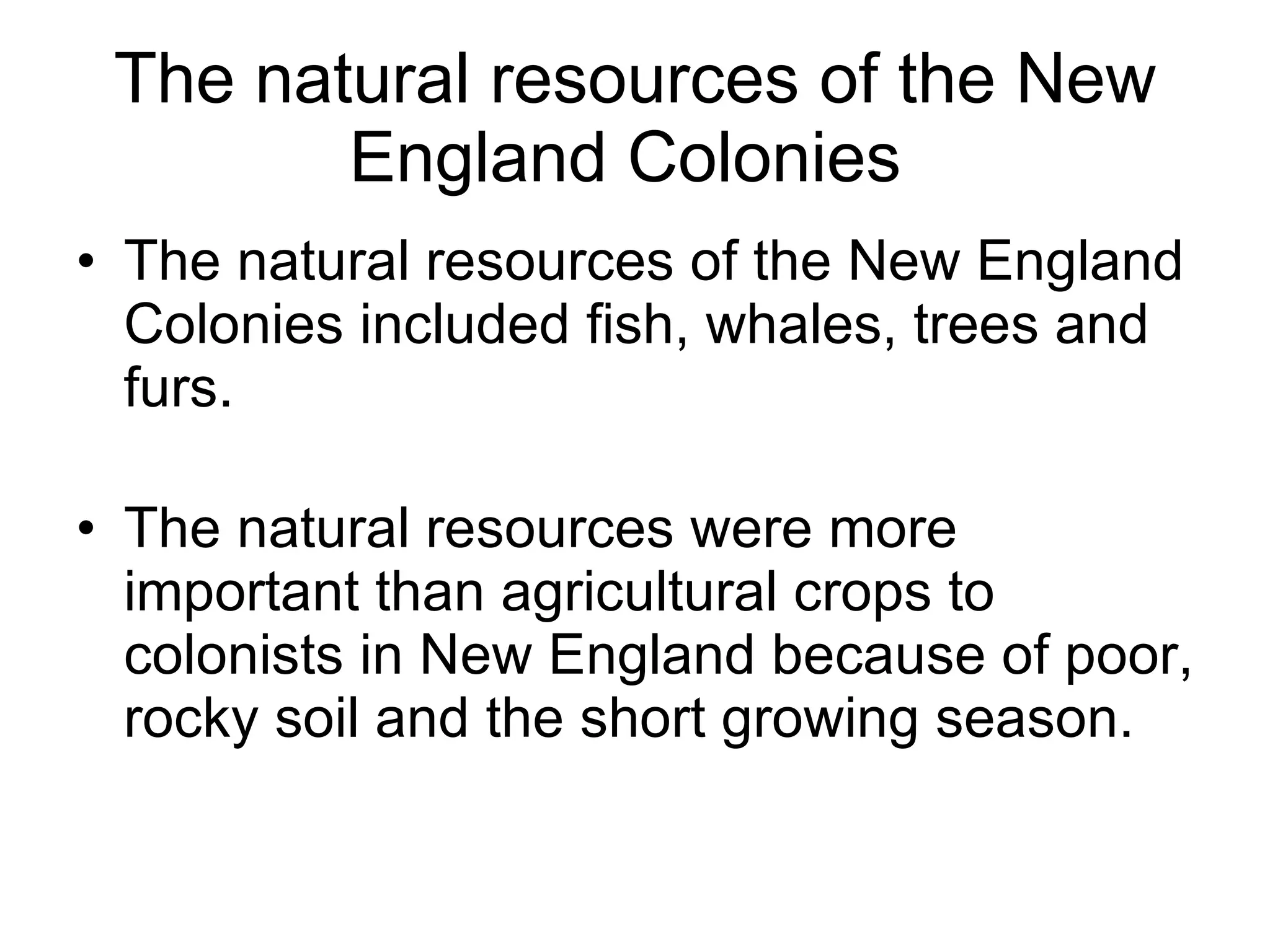 The New England Colonies | PPT