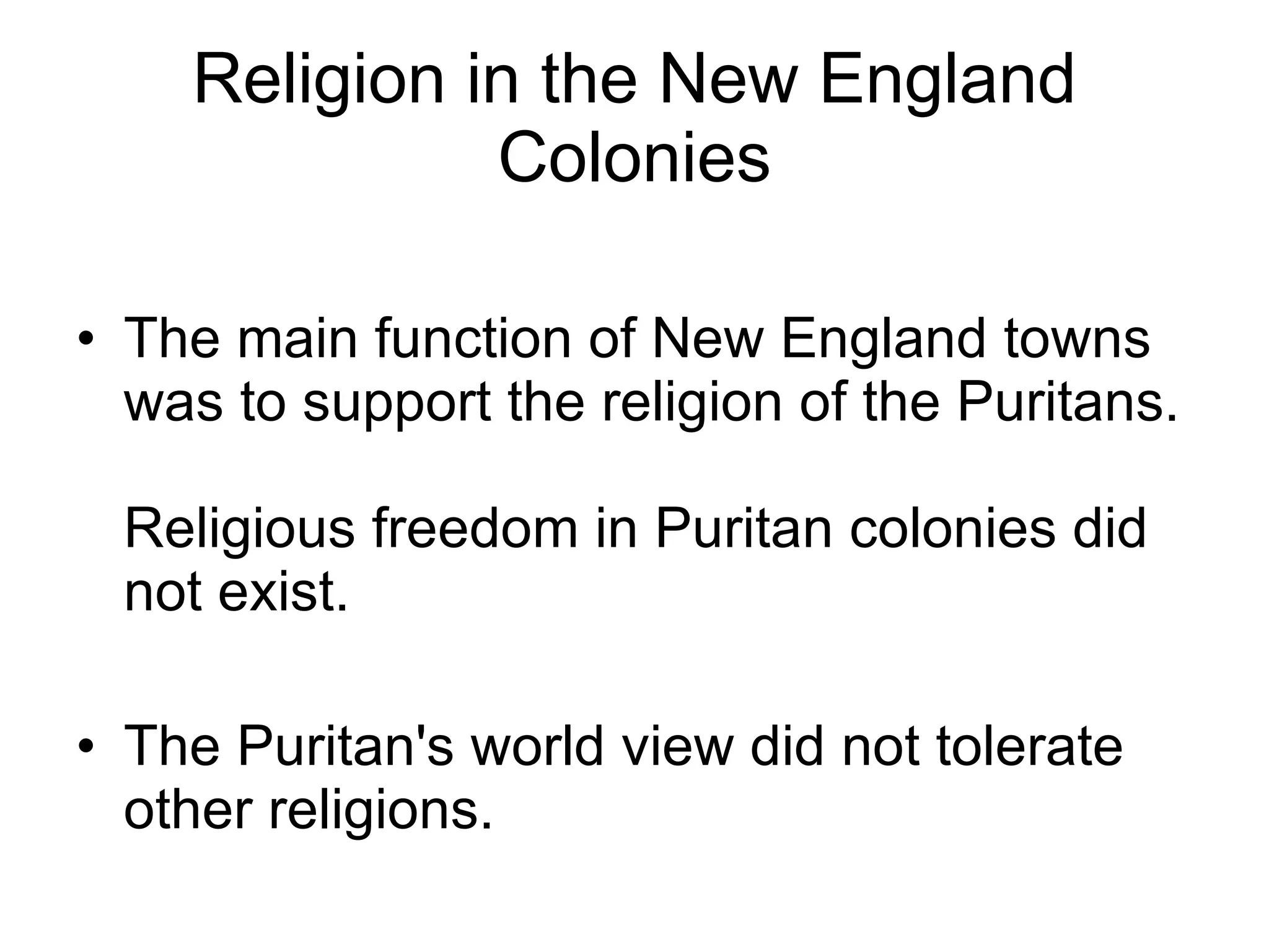 The New England Colonies | PPT