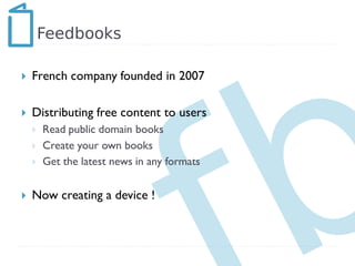 The new FeedBooks API | PDF
