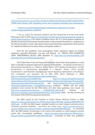 The new-india-biosimilar-guidelines | PDF | Biotech and Biomedical Industry | Industries