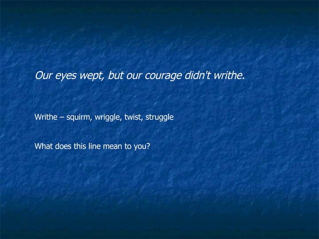 The Next War Wilfred Owen | PPT