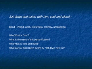 The Next War Wilfred Owen | PPT