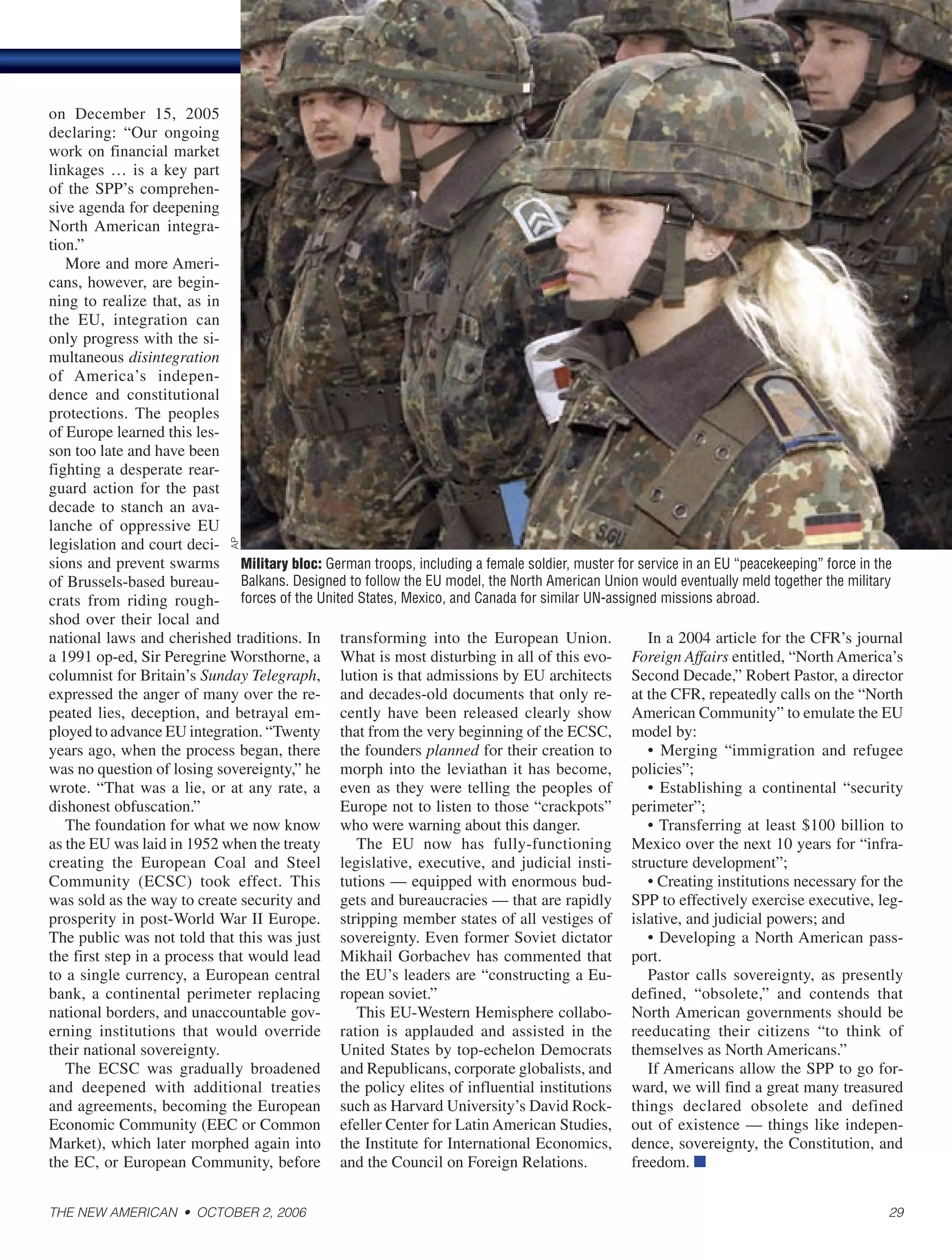 The North American Union - The New American Magazine - Special Issue.pdf