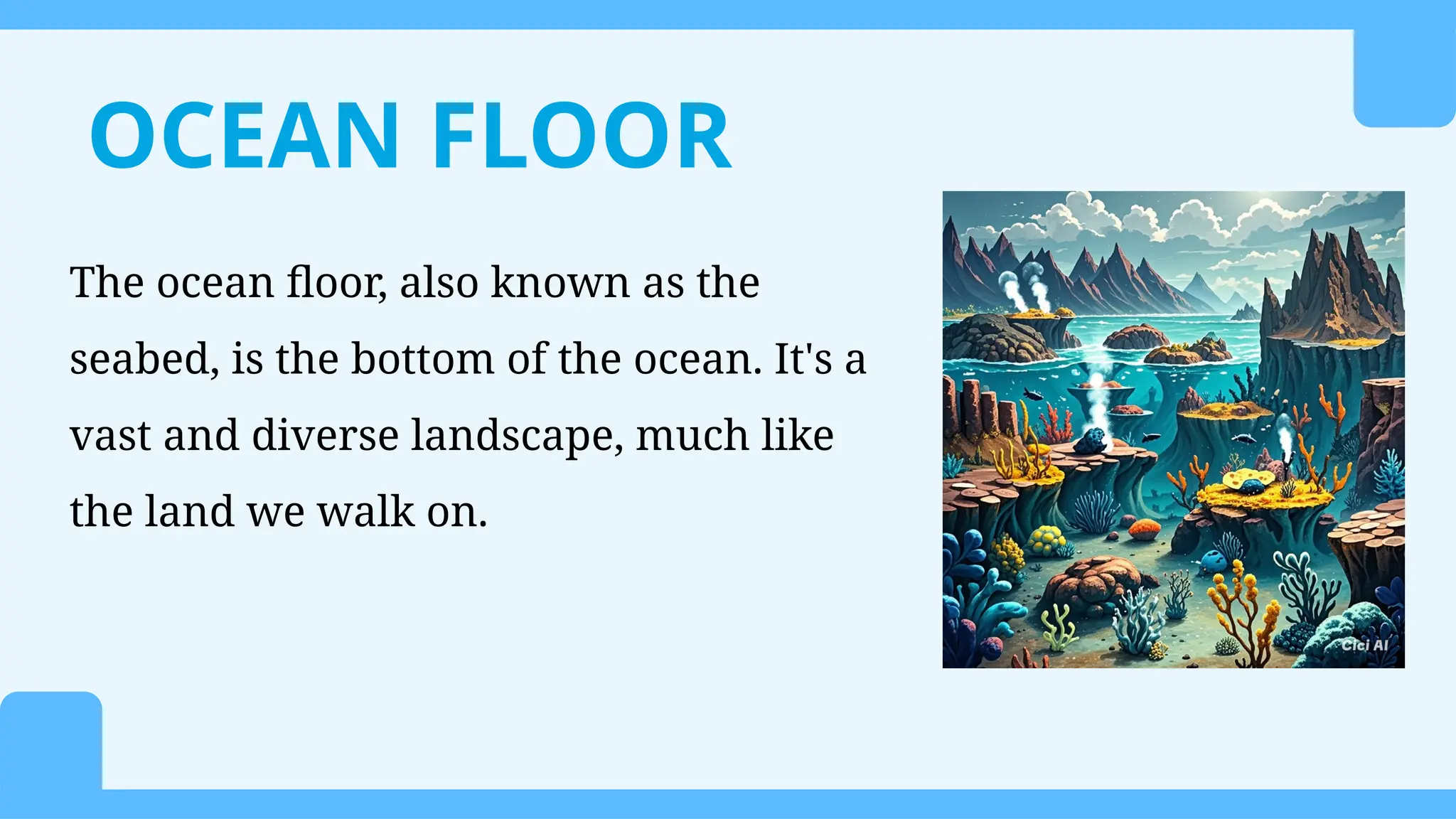 The-Ocean-Floor-Ocean-Water-and-Ocean-Life.pptx | Geography | Science