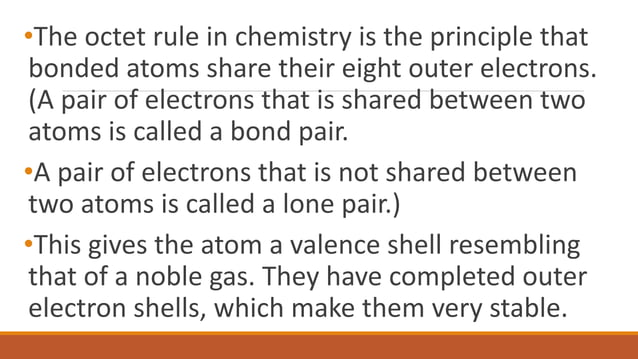 The-Octet-Rule.pptx | Chemistry | Science
