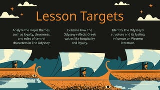 The Odyssey by Homer - Epic Poem about Odysseus | PPTX