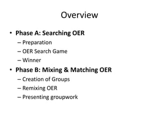 The OER Game! | PPT