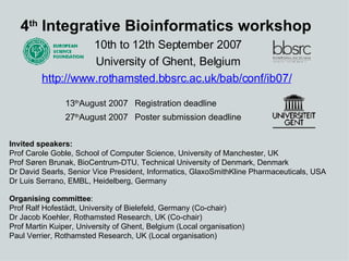 The Ondex Data Integration Framework | PPT