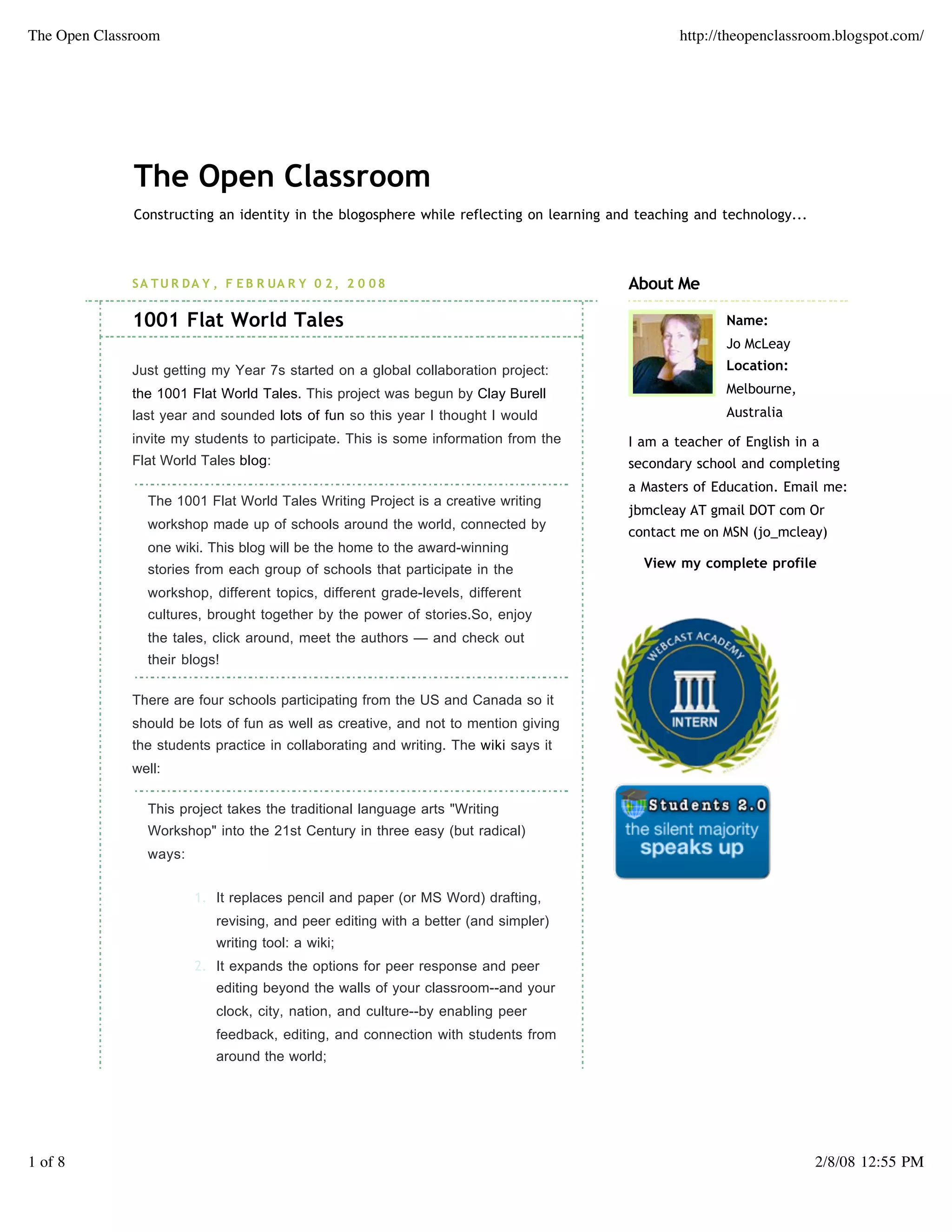 The Open Classroom | PDF