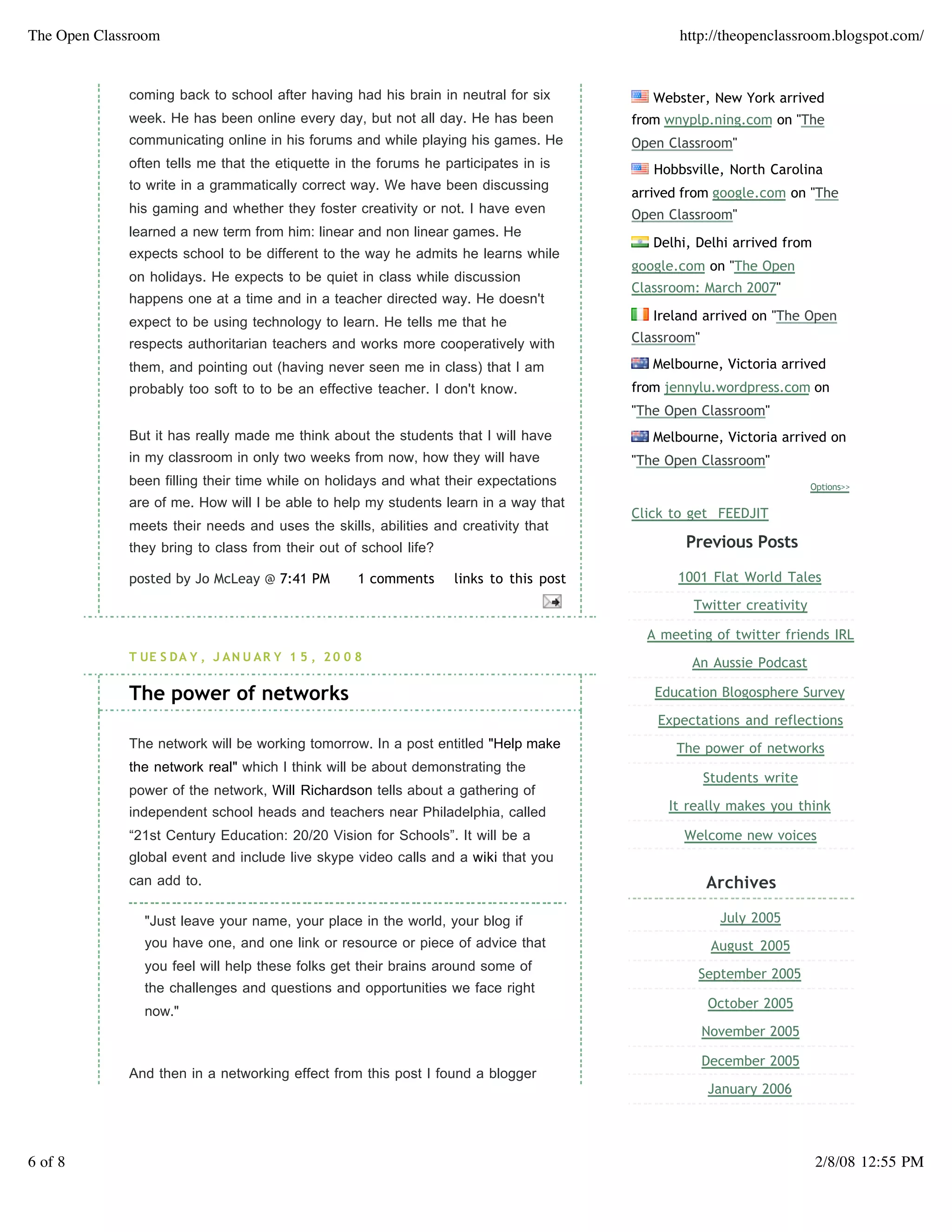 The Open Classroom | PDF