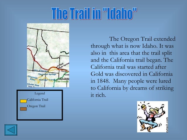 The Oregon Trail | PPT | North America Travel | Travel Locations