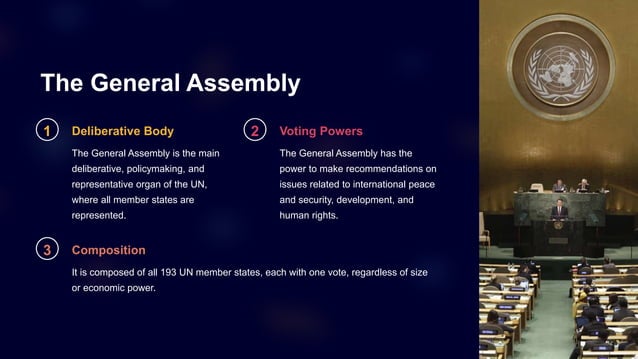 The Organisational Structure of the United Nations | PPTX | Politics