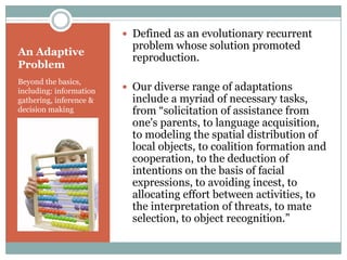 The Origins Of Domain Specificity | PPT