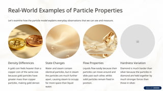 The-Particle-Model- chemistry. based on IGCSE grade 7 part 1 | PPTX