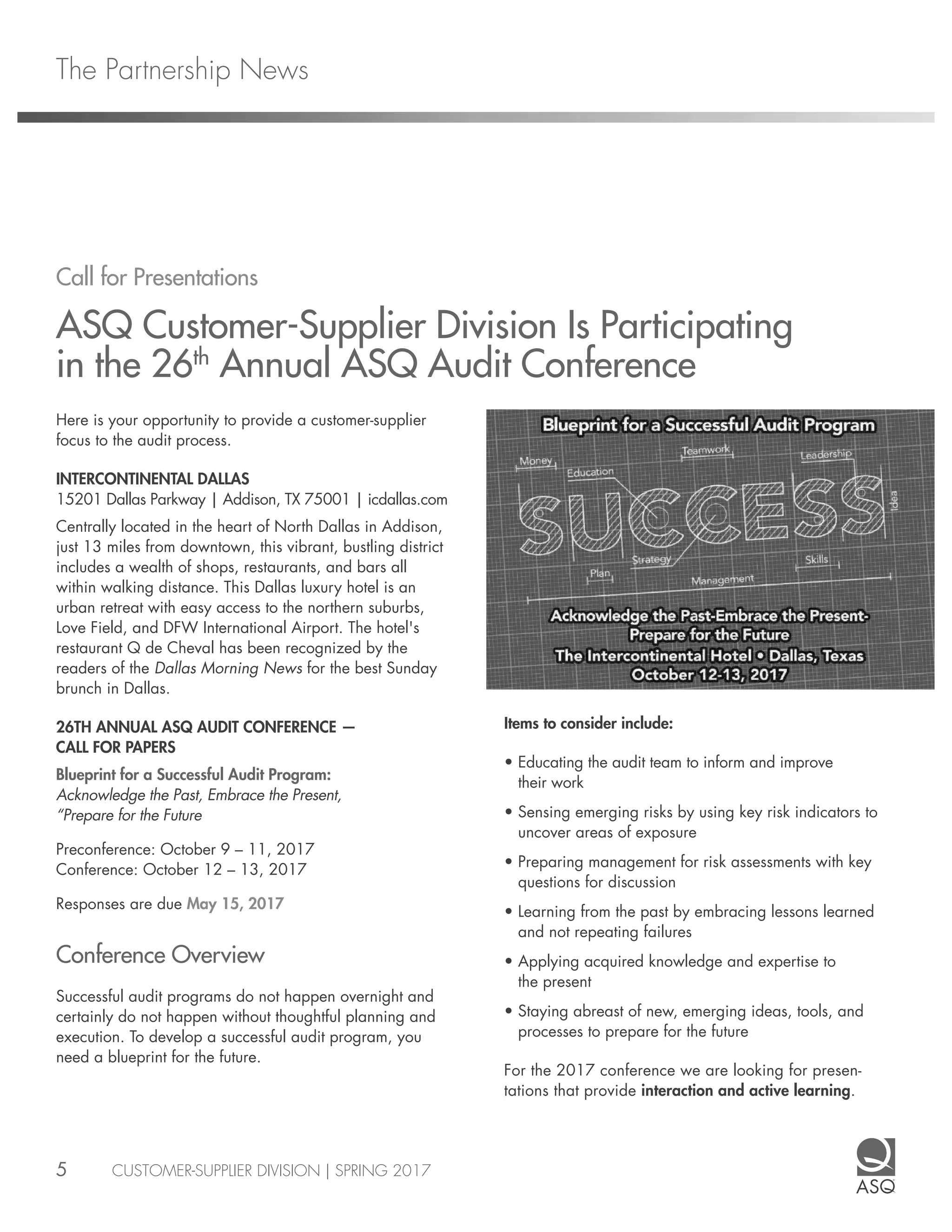 ASQ Newsletter Spring 2017 | PDF