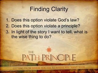 The Path Principle 3 | PPT | Christianity | Religion & Spirituality