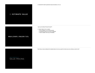 The Path to Value Pricing | PPT
