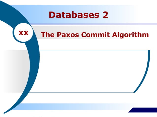the Paxos Commit algorithm | PPS