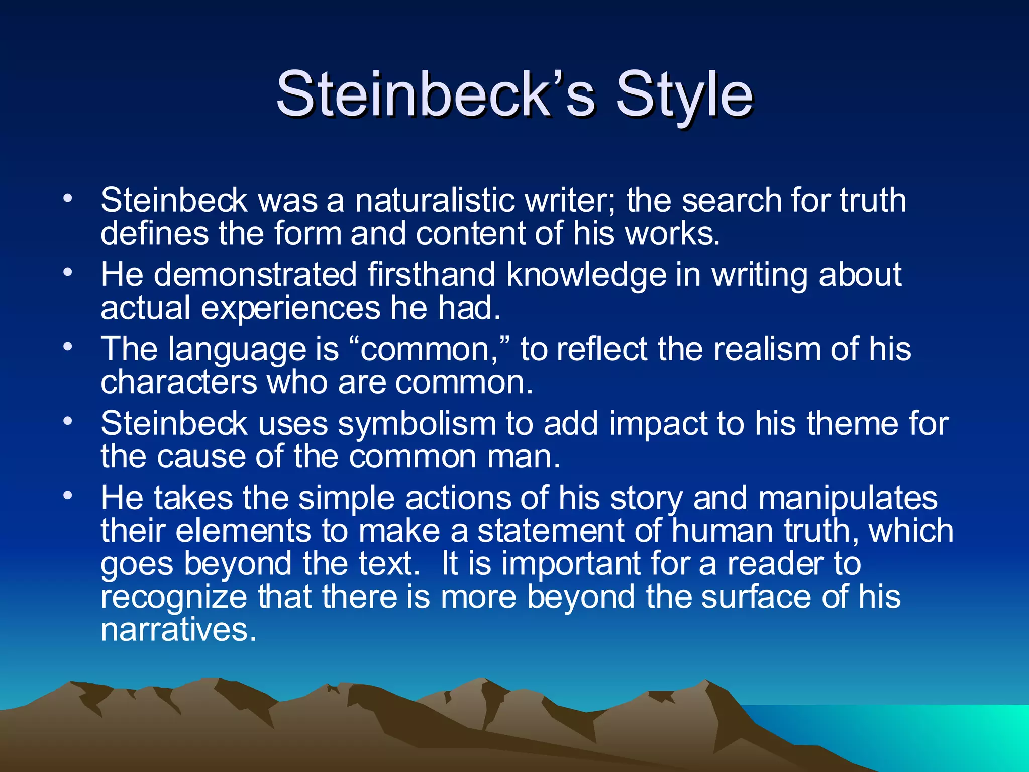 The Pearl Background | PPT