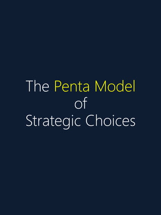 The Penta Model of Strategic Choices (summary) | PDF
