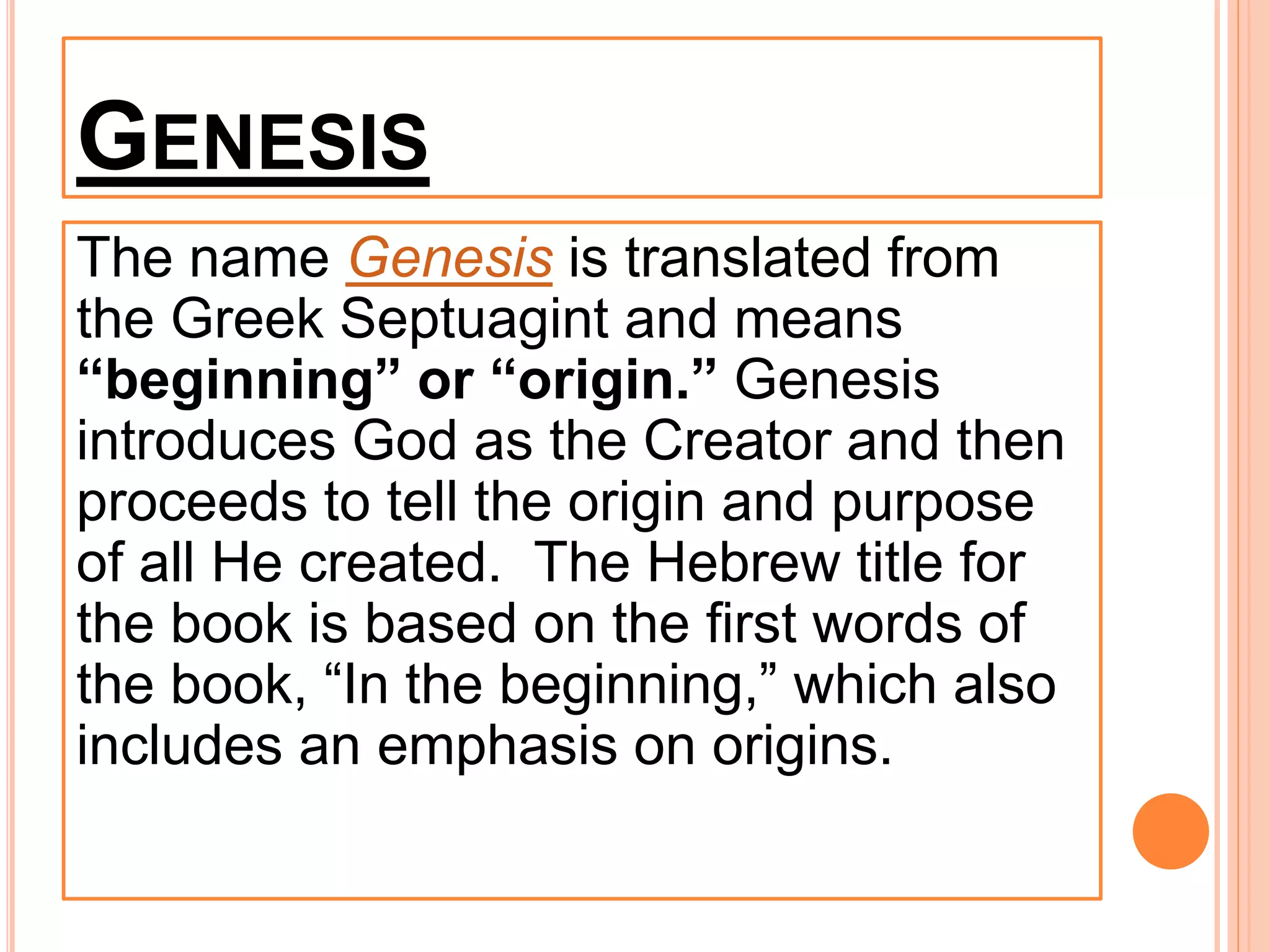 The Pentateuch-intro (1) | PPTX